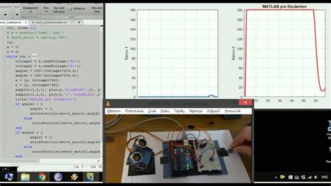 matlab and arduino servo control youtube