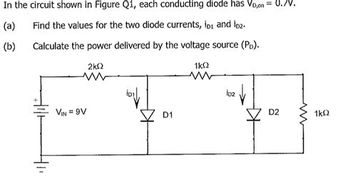 Solved In The Circuit Shown In Figure Ql Each Conducting