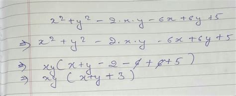 Factorize X Y 2 6 X Y 5