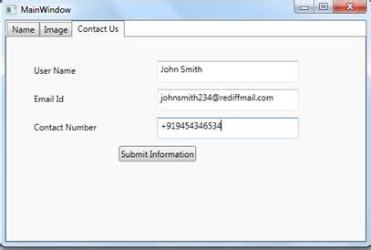Tab Control In Wpf Mindstick