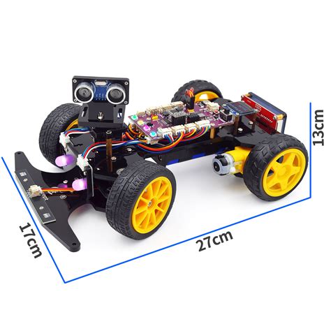 Adeept Smart Car Kit Compatible With Arduino Ide Diy Stem Educational Robot Car Kit Oz
