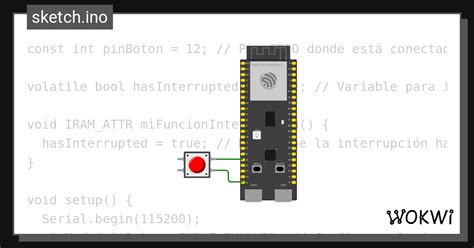 Interrupciones Wokwi Esp32 Stm32 Arduino Simulator