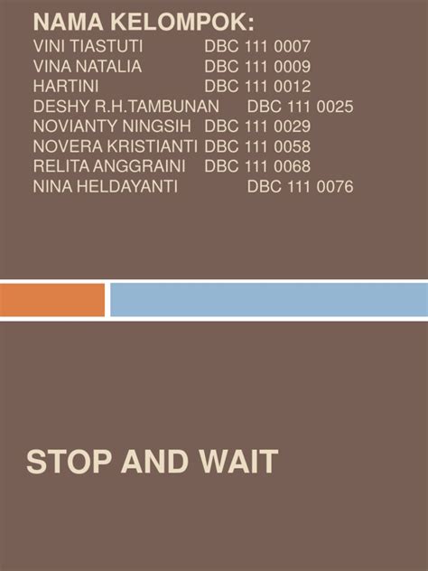 Stop And Wait Flow Control Pdf