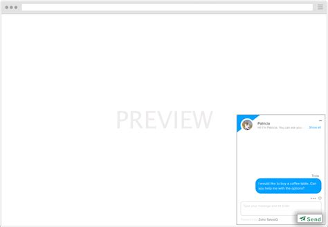 customize the message sending button