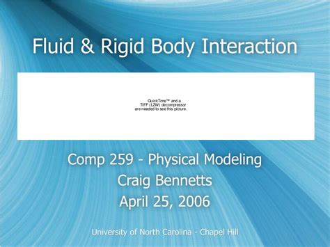 Ppt Fluid And Rigid Body Interaction Powerpoint Presentation Free