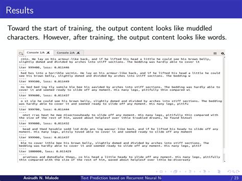 Text Prediction Based On Recurrent Neural Network Language Model Pdf