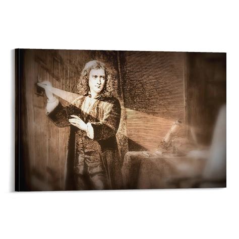 Isaac Newton Poster Canvas Poster Wall Art Picture Prints Hanging Photo Gift Decor Home Posters