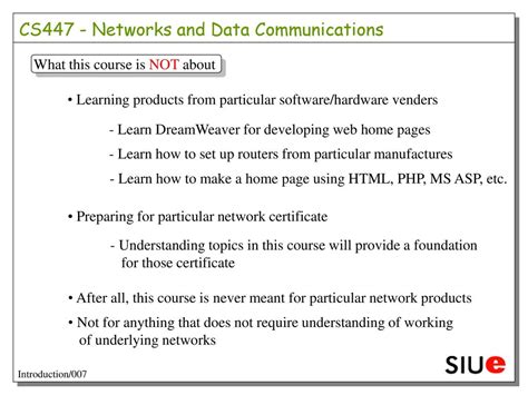 CS Networks And Data Communications Ppt Download