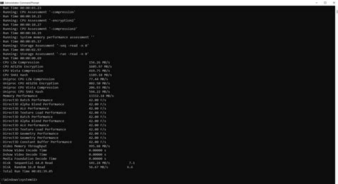 Computer Performance Benchmark Test On Windows 11 Using Cmd