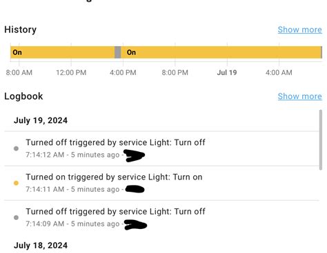 lighting automation failing at time trigger configuration home