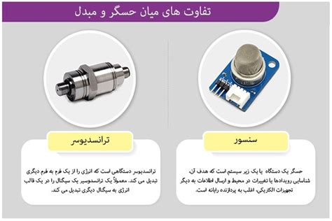 تفاوت بین سنسور و ترانسدیوسر مقایسه ای جامع در مارش شاپ