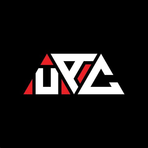 Diseño De Logotipo De Letra Triangular Uac Con Forma De Triángulo
