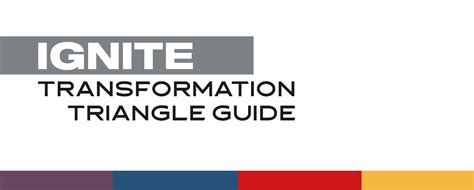 Ignite Transformation Triangle Guide Summit Point Church