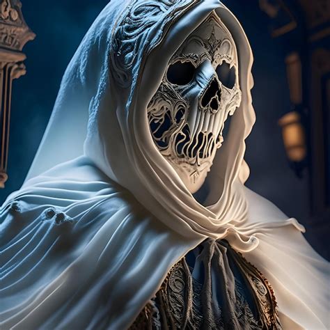 premium ai image halloween ghost 3d rendering ai generative