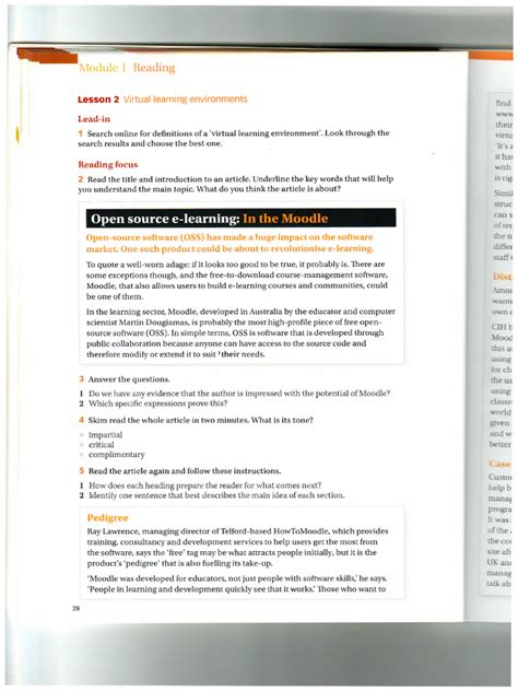 virtual learning environments pdf moodle information technology
