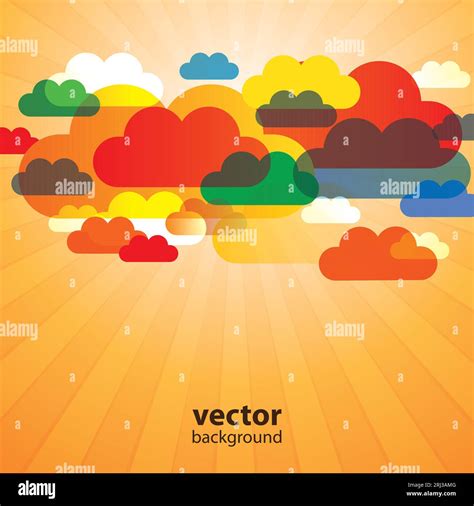 Abstract Cloud Background Vector Stock Vector Image And Art Alamy