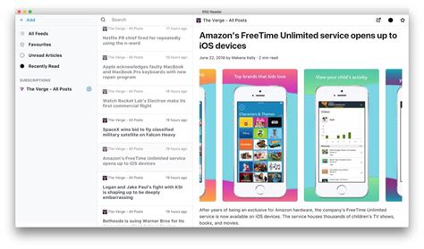 open source rss reader für macos