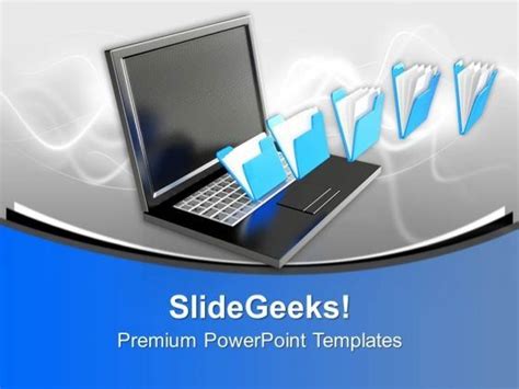 Data Transferring Technology PowerPoint Templates Ppt Backgrounds For Slides