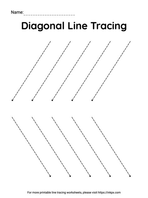 Printable Line Tracing Worksheets In Pdf Png And  Formats · Inkpx Line Tracing Worksheets