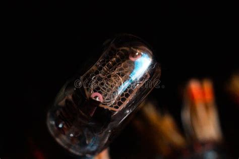 Nixie Tubes In 17 Nixie Tubes Macro Photography Old And Retro Stock