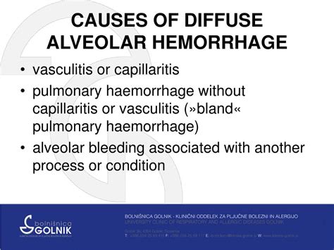 PPT DIFFUSE ALVEOLAR HEMORRHAGE SYNDROM PowerPoint Presentation Free Download ID 257703