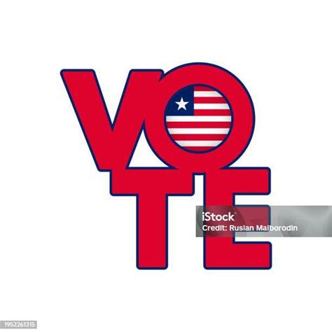 투표 기호 엽서 포스터 라이베리아 국기가 있는 배너입니다 벡터 일러스트 레이 션입니다 라이베리아에 대한 스톡 벡터 아트 및 기타 이미지 Istock