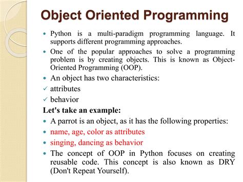 Python Programming Computer Science And Engineering Ppt