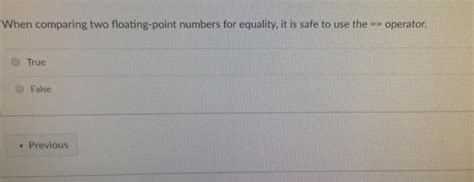 solved when comparing two floating point numbers for
