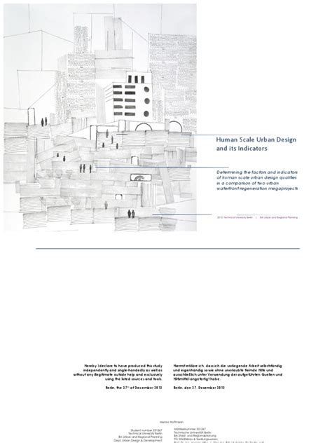 Human Scale Urban Design And Its Indicat Pdf Pdf