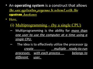 Operating System Structure PPT Operating System Structure PPT