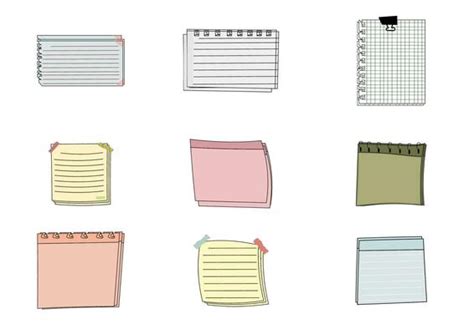 Notebook Tabs Vector Art Icons And Graphics For Free Download
