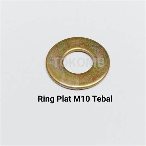 Jual Ring Plat M10 Kuning Tebal Shopee Indonesia