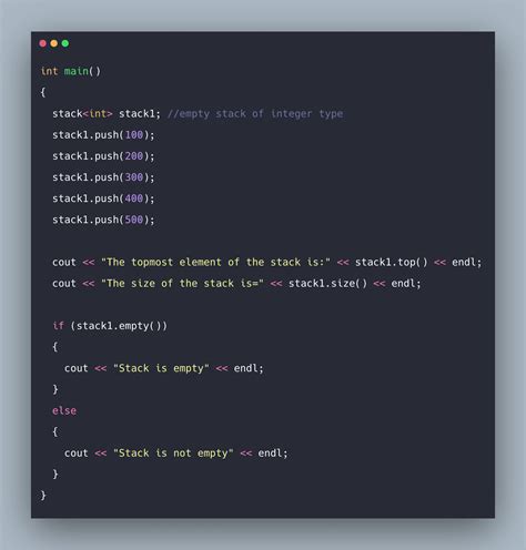 Stack In C Example C Stack Program And Algorithm