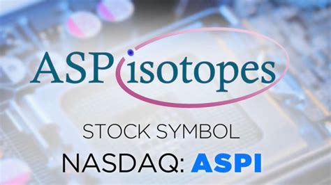 Global Need Major Deals And Innovative Technology Send Asp Isotopes Shares 91 Higher Since