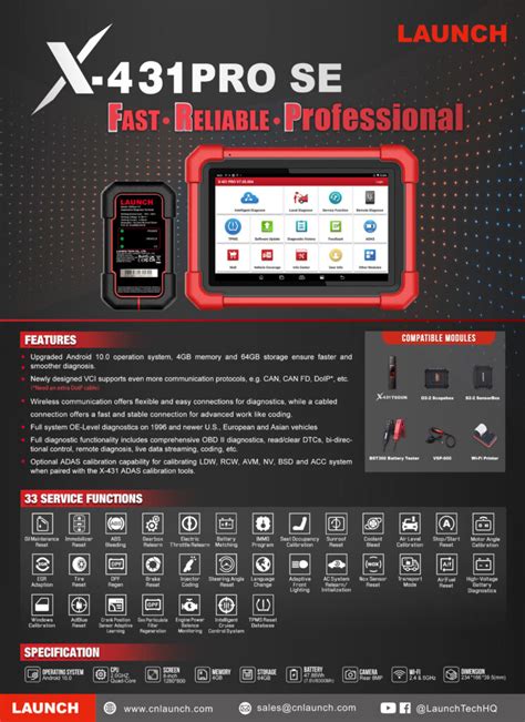 LAUNCH X PRO V OBD OBD LAUNCH Diagnostics Distributor ZA