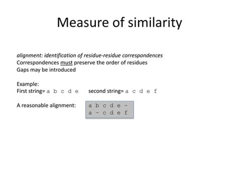 Sequence Alignment Data Bioinformatics Introduction Ppt