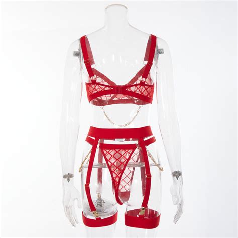 See Through Chain Sexy Lingerie Set Greta Sexy Lingerie
