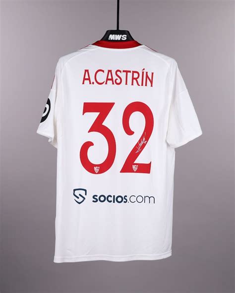 Andrés López Gallo Extremadura 1924 Sevilla Fc Matchwornshirt