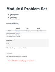 121 Problem 6 Pdf Module 6 Problem Set Due No Due Date Points 5 Questions 23 Time Limit None