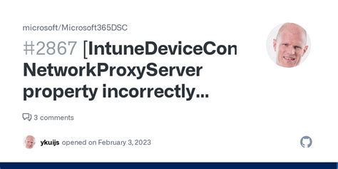 Intunedeviceconfigurationpolicywindows10 Networkproxyserver Property