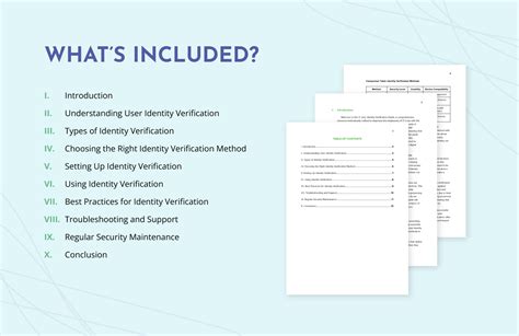 IT User Identity Verification Guide Template In Word PDF Google Docs Download Template Net