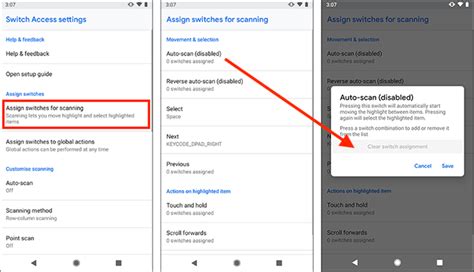 controlling your device using switches in android pie abilitynet