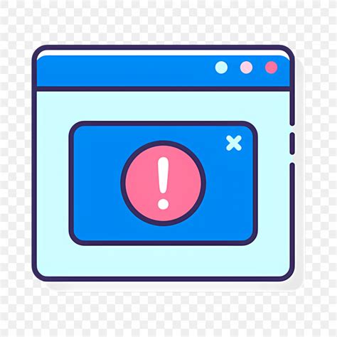 Web Pop Up Error Alert Icon For System Notification PNG X Px Web Pop Up Alert