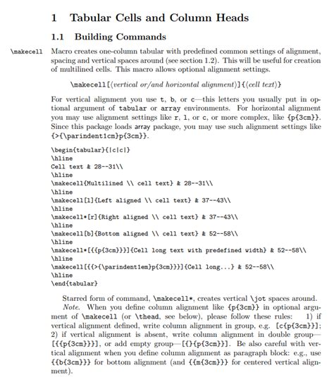 Tables Makecell Declare Default Alignment In Usepackage TeX LaTeX Stack Exchange
