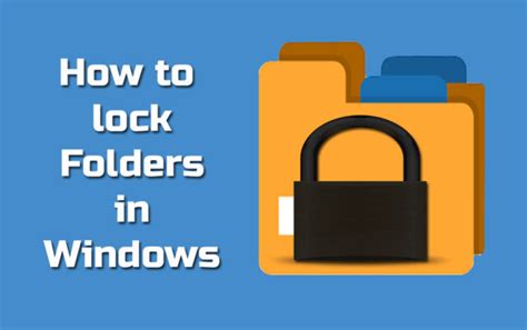 How To Protect A Folder With Password In Windows UPaae