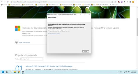 How To Install Visual C Runtime 2008 Sp1 64bit Microsoft Qanda