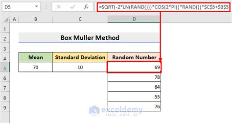 How To Use The Random Number Generator With Normal Distribution In Excel Methods