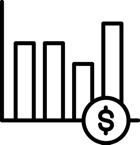 Bar Chart Vector Line Icon 8795699 Vector Art At Vecteezy