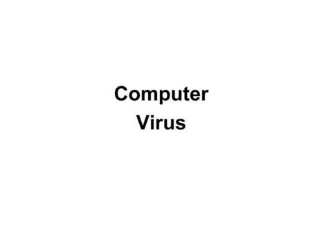 Class 8 Presentation On Computer Virus Macropptx Class 8 Presentation On Computer Virus Macropptx