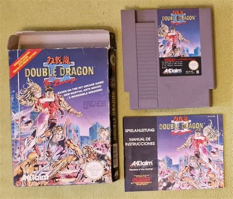 Double Dragon Ii The Revenge Pal B Noe Ovp Spiel Anleitung Nes Eur 71 00 Picclick Fr